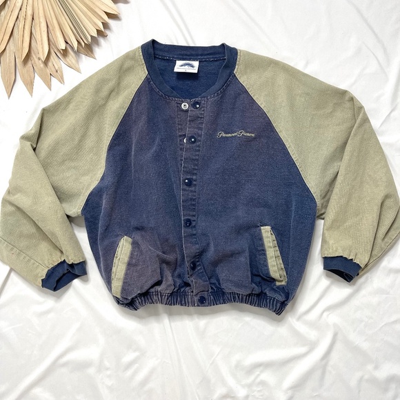 Vintage | Jackets & Coats | Vintage Paramount Pictures Denim Bomber ...